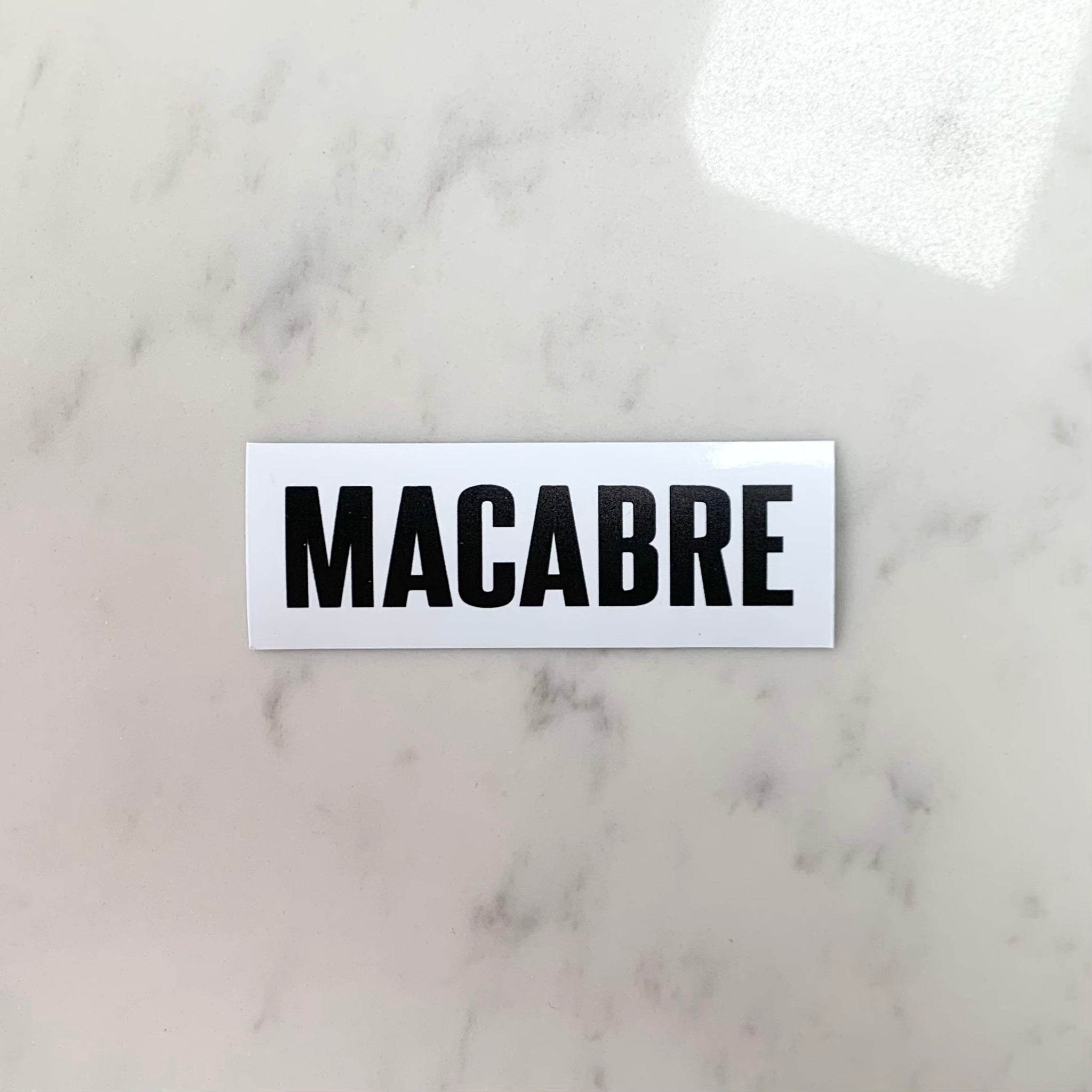 Logo Sticker – MACABRE